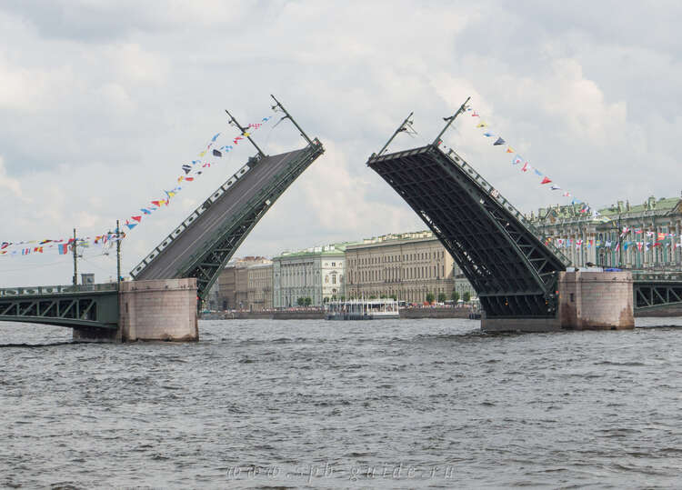 Дворцовый мост в Санкт-Петербурге — 73 запоминающихся фото